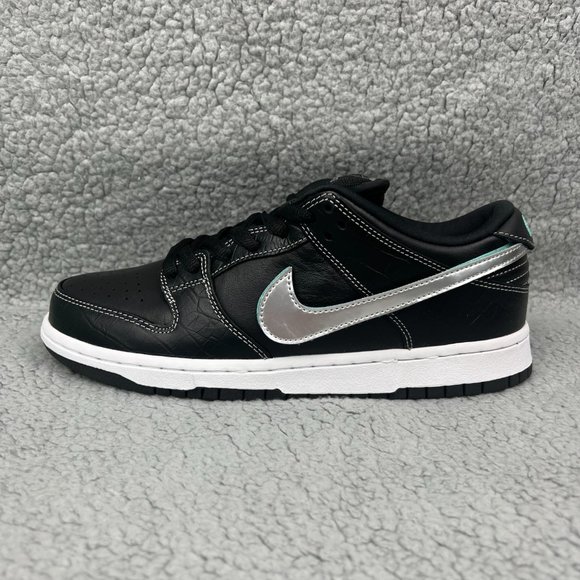 Nike | Shoes | Nike Sb Dunk Low Diamond Supply Co Mens 9 Shoes Black ...